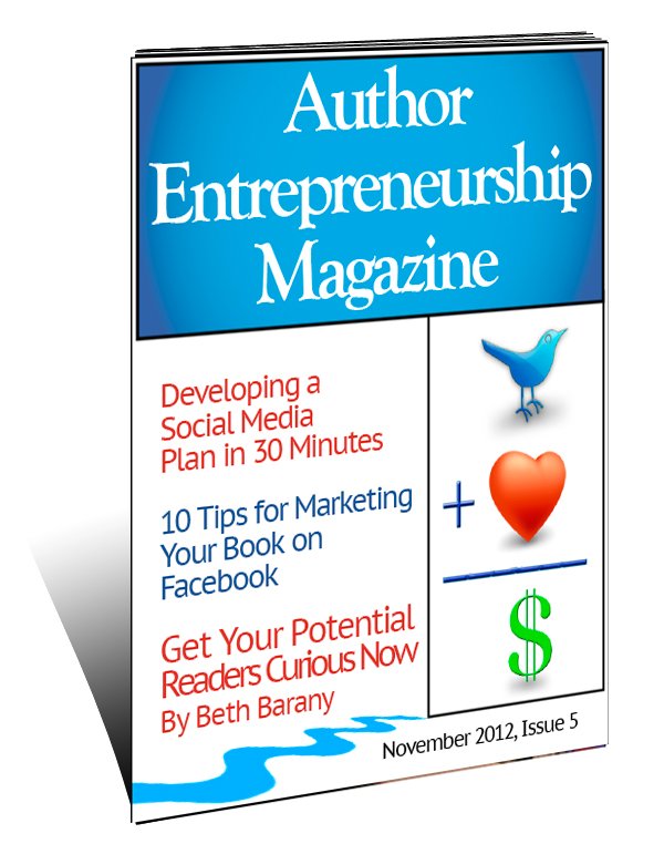 The November 2012 issue of the Author Entrepreneurship Magazine is out ...